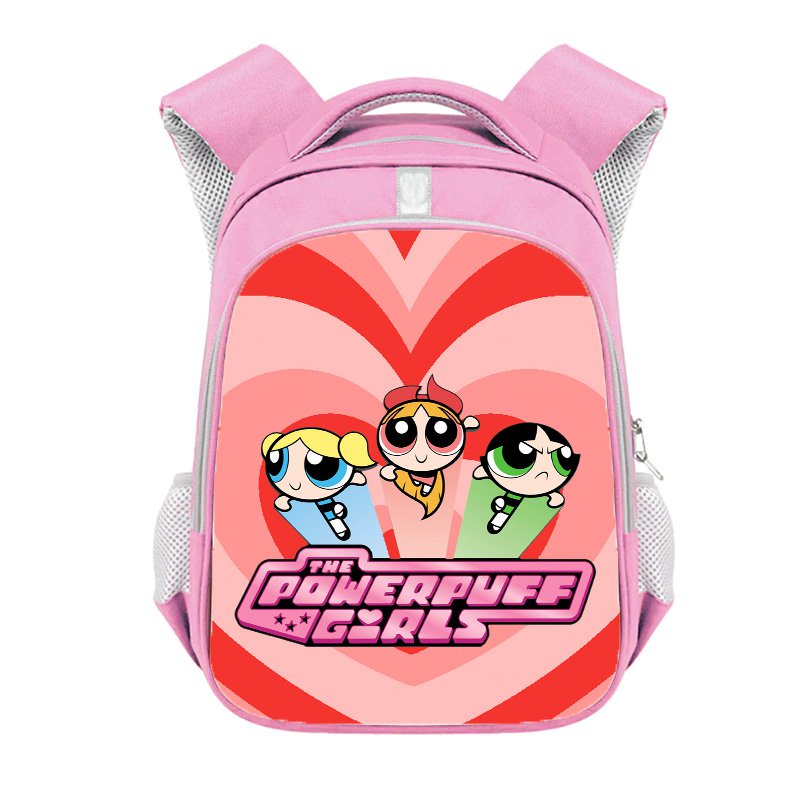 The Powerpuff Girls Cartoon 13" Girls Kids School Book Travel Bag ...