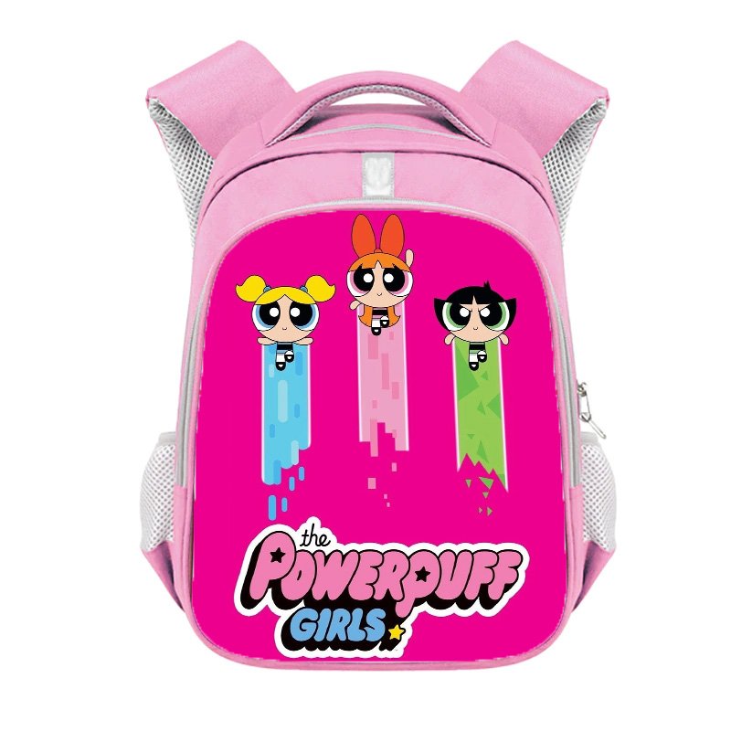 The Powerpuff Girls Cartoon 13" Girls Kids School Book Travel Bag ...