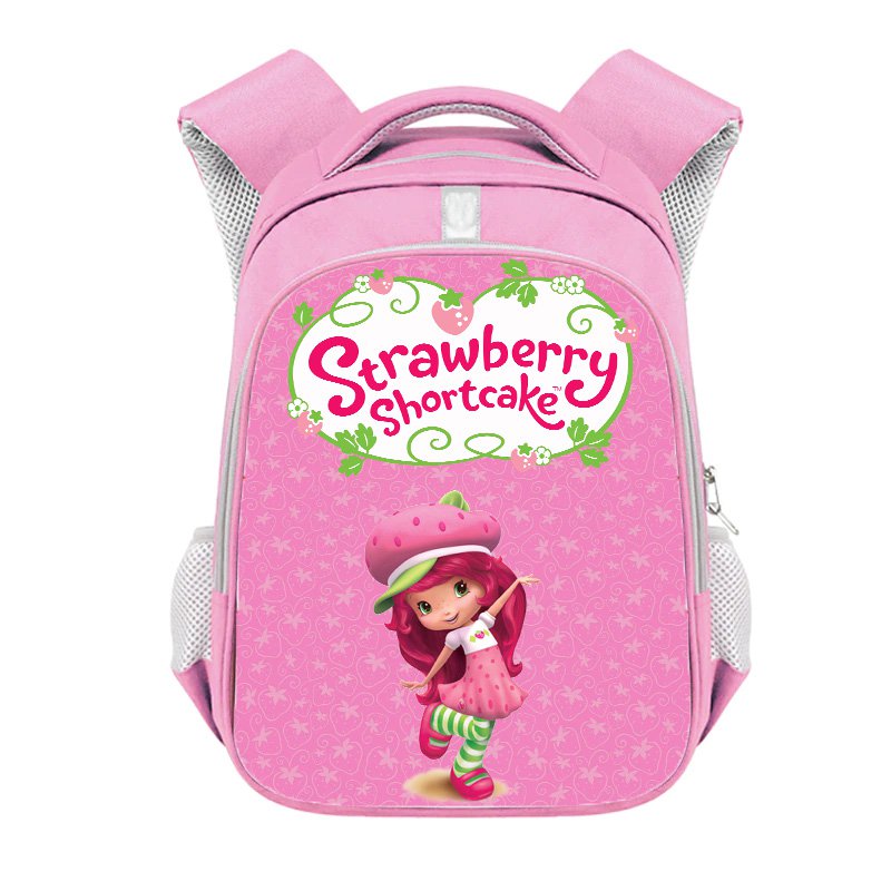 Strawberry Shortcake Cartoon 13" Girls Kids School Book Travel Bag ...