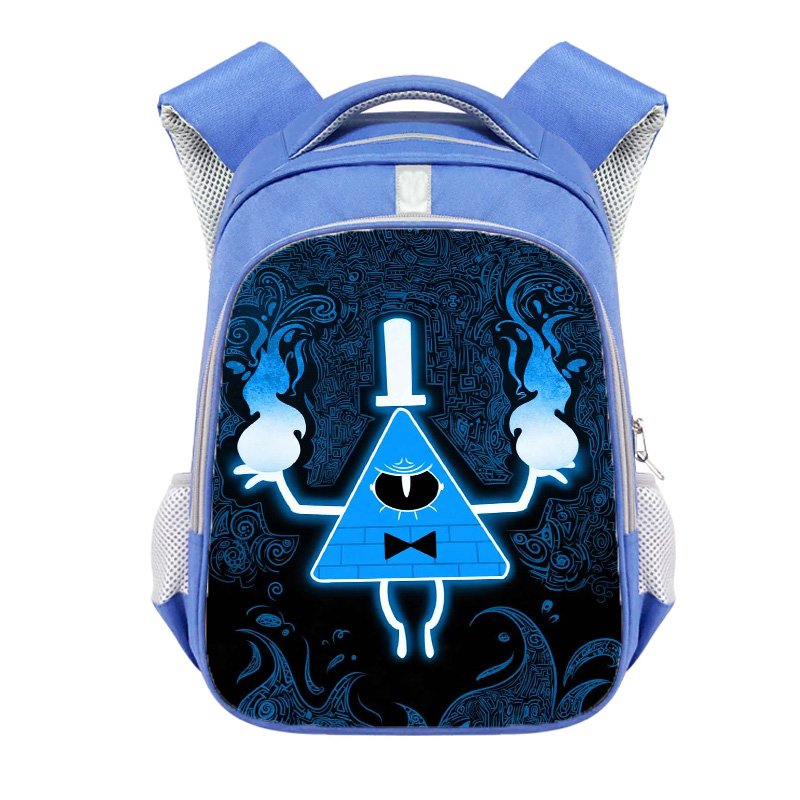 Gravity Falls Bill Cipher Cartoon 16" Kids School Book Travel Bag ...