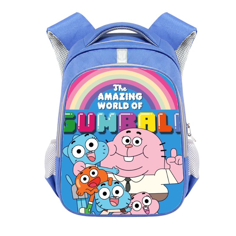 The Amazing World of Gumball Cartoon 16" Kids School Book Travel Bag ...