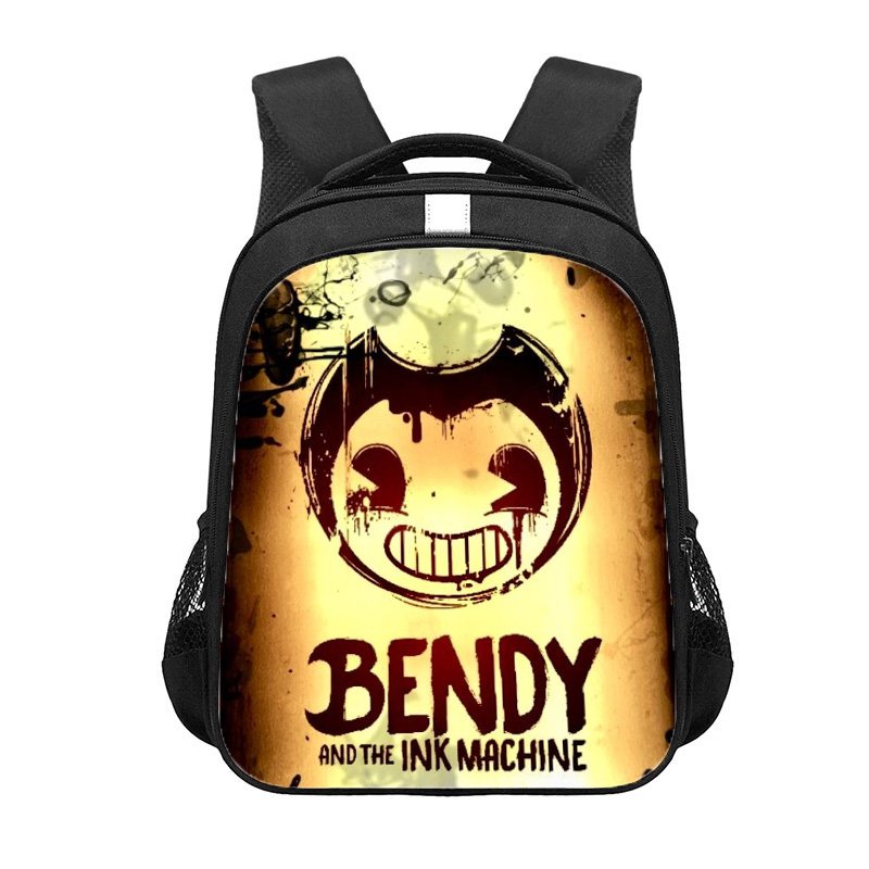 Bendy and the Ink Machine 13" Kids School Book Travel Bag Backpack ...