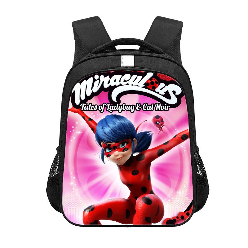 Miraculous: Tales Of Ladybug & Cat Noir Cartoon 16" Kids School Book ...