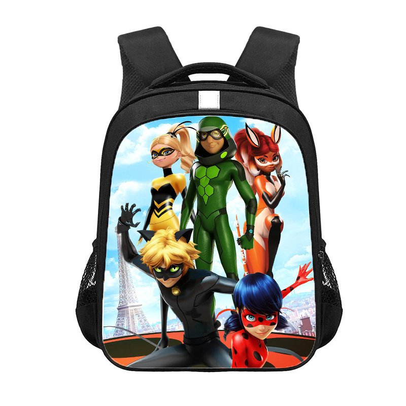 Miraculous: Tales Of Ladybug & Cat Noir Cartoon 16" Kids School Book ...