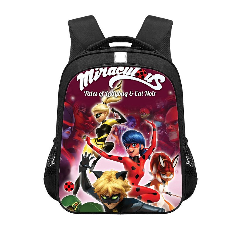 Miraculous: Tales Of Ladybug & Cat Noir Cartoon 16" Kids School Book ...