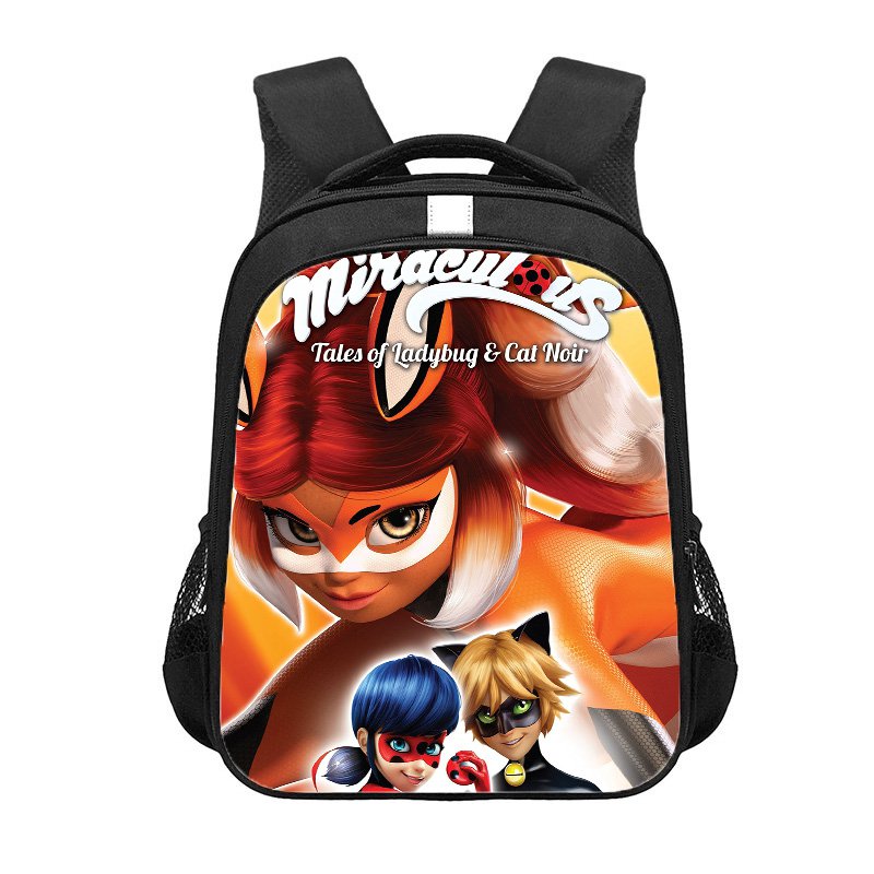 Miraculous: Tales Of Ladybug & Cat Noir Cartoon 16" Kids School Book ...