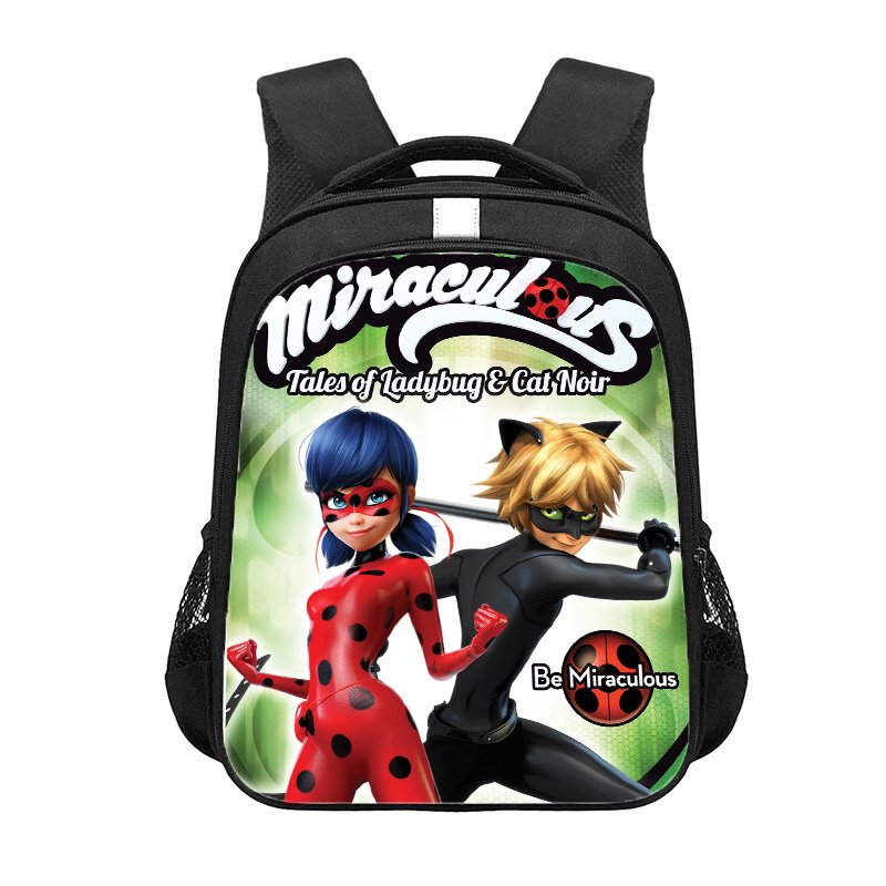 Miraculous: Tales Of Ladybug & Cat Noir Cartoon 13" Kids School Book ...