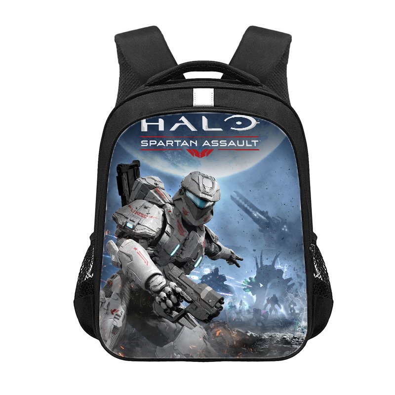 Halo Spartan Assault Master Chief 13" Kids School Book Travel Bag ...