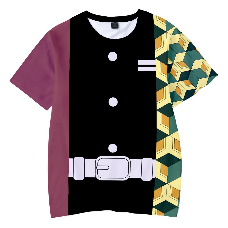 Demon Slayer Anime Giyu Tomioka Kids Short Sleeve T-Shirt Clothing ...