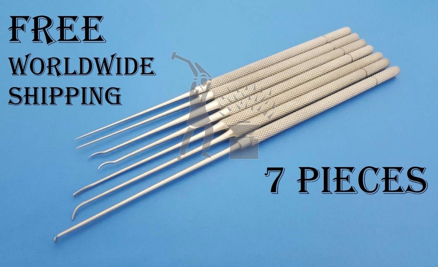 Rhoton Micro Dissector Set Neurosurgery Surgery Surgical Instruments 7 ...