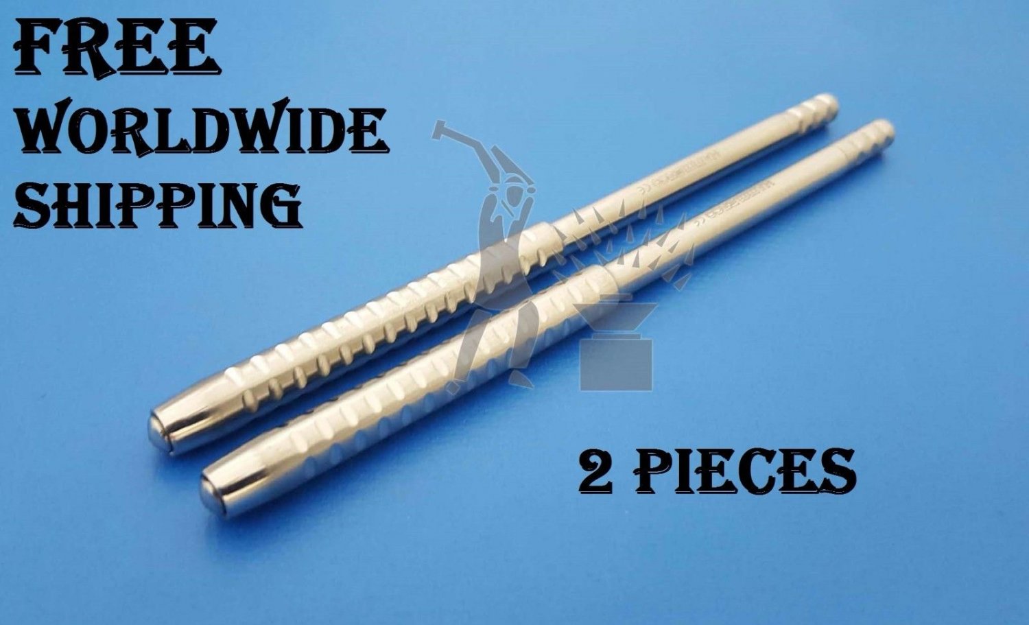 Microsurgical Scalpel Blade Handle Stainless Steel Round Micro 2 Pieces