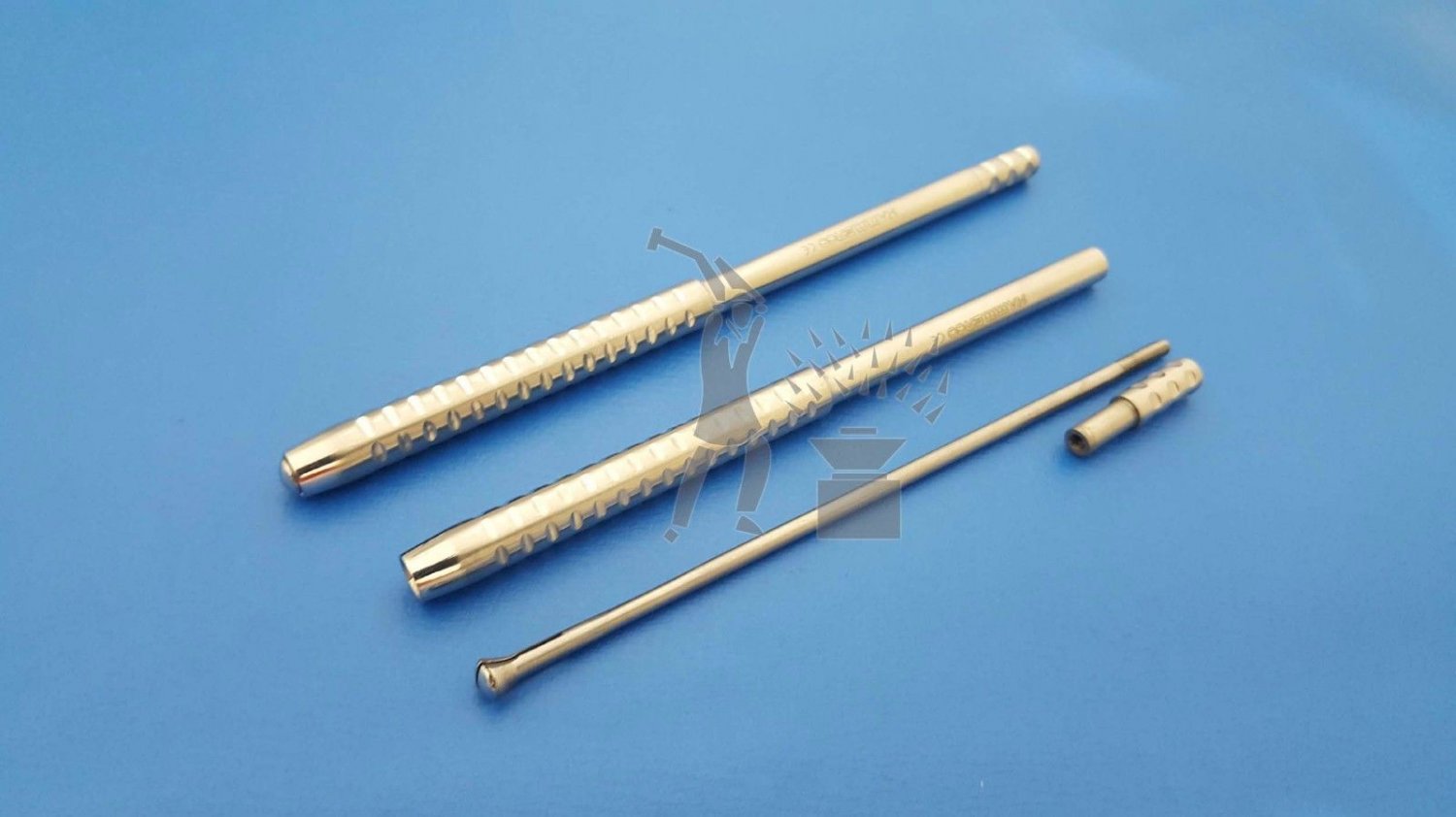 Microsurgical Scalpel Blade Handle Stainless Steel Round Micro 2 Pieces