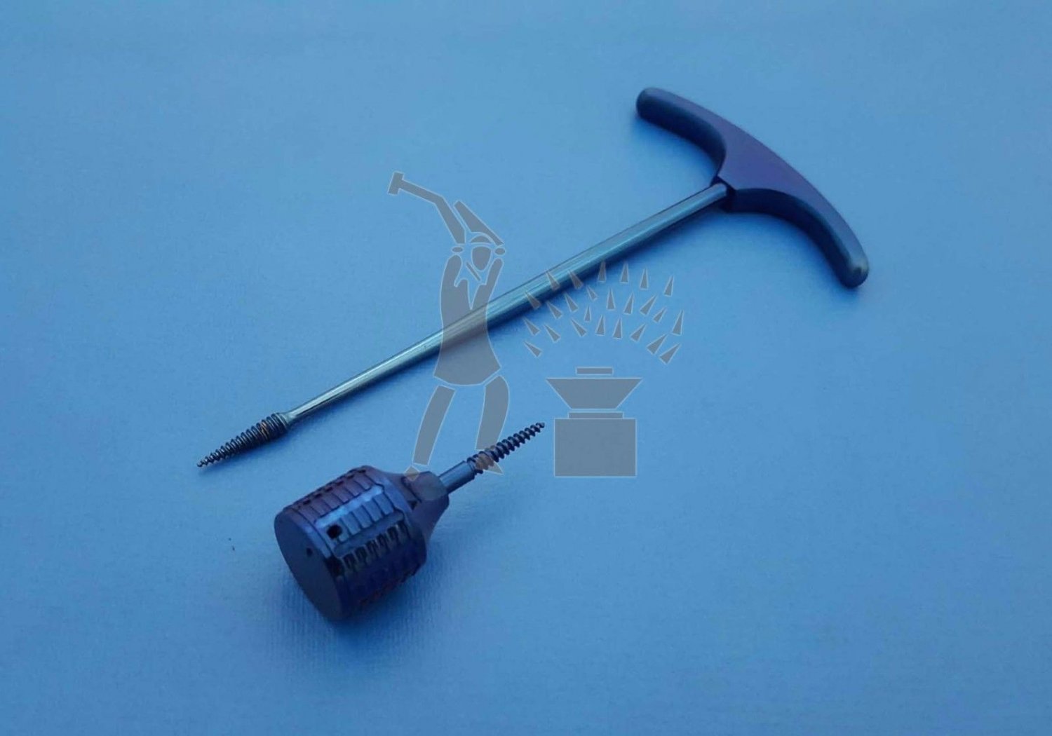 Dental Screw Root Extraction Periotome Set 2 Piece Titanium & Steel ...