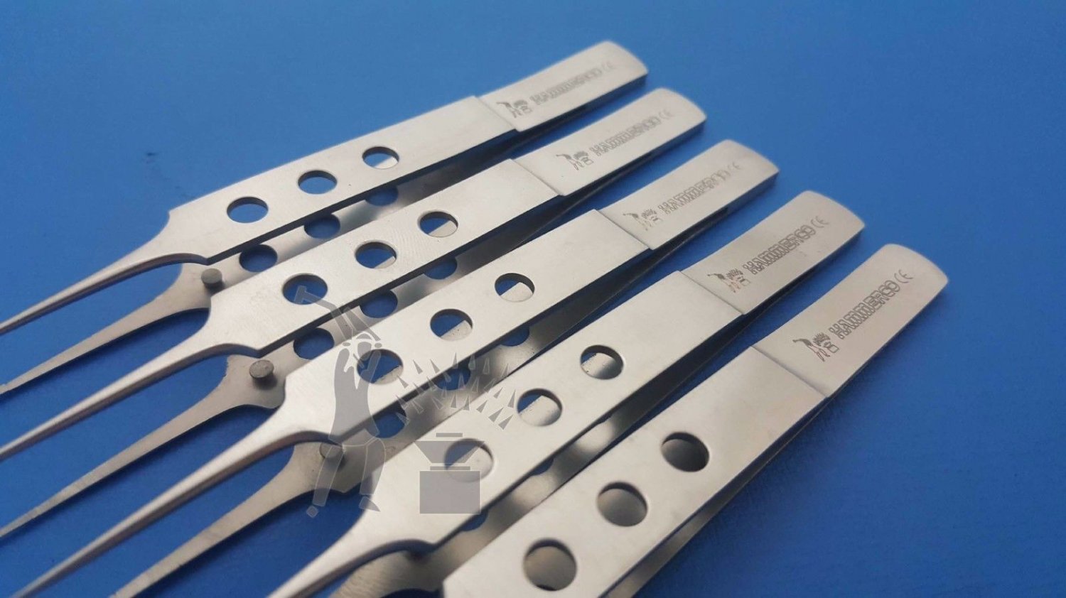 Hoskin Tissue Forceps Groove Tip Fine Eye Ophthalmic Surgical Instruments