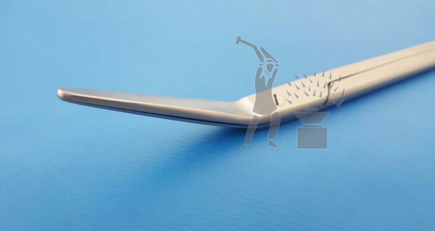 Surgical Scissors Angled TC Gold Plated Medical OB/Gyn Instruments 23 cm