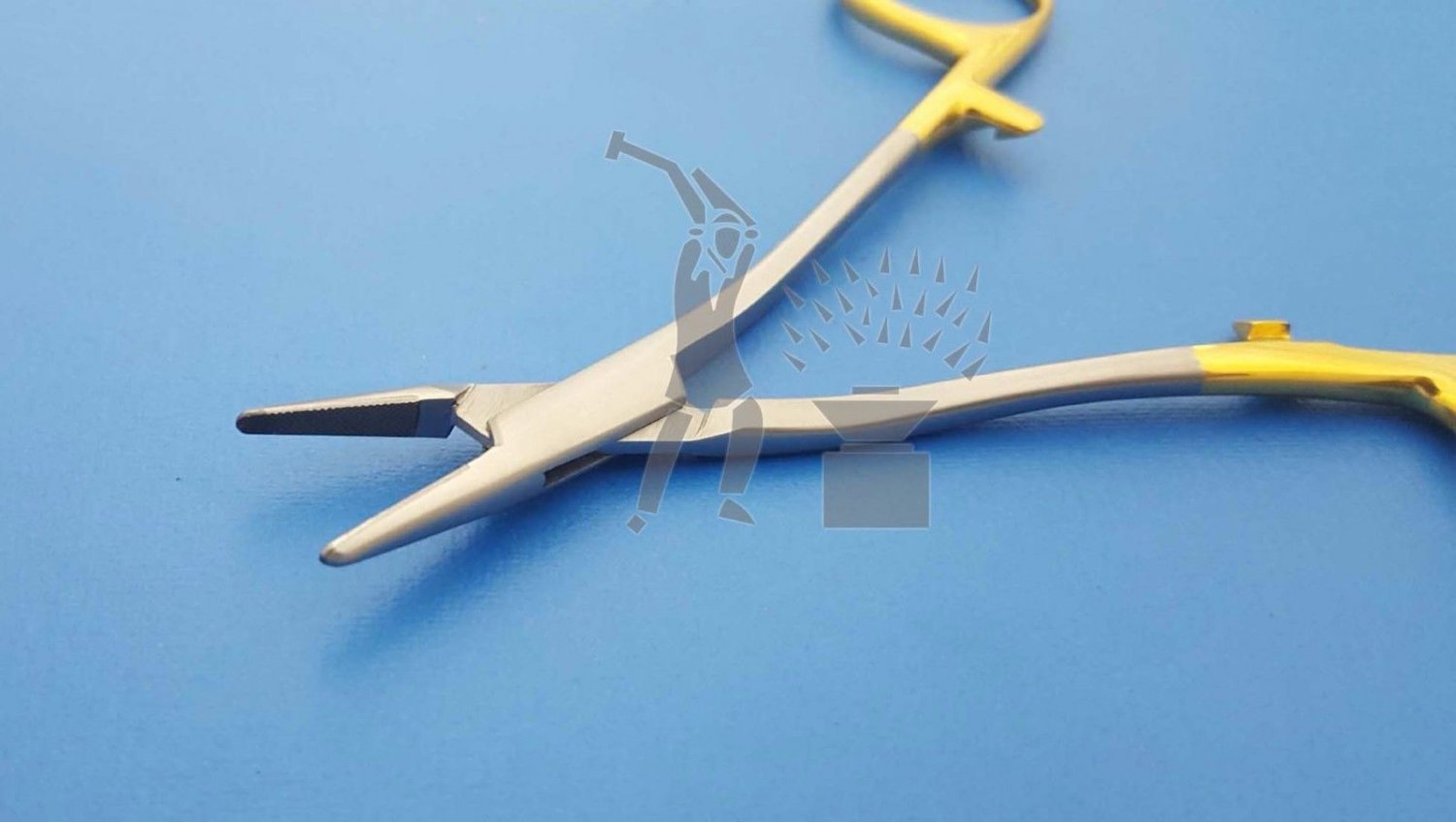 Needle Holder Angled Shaft Tungsten Carbide 13 cm Surgical Medical ...