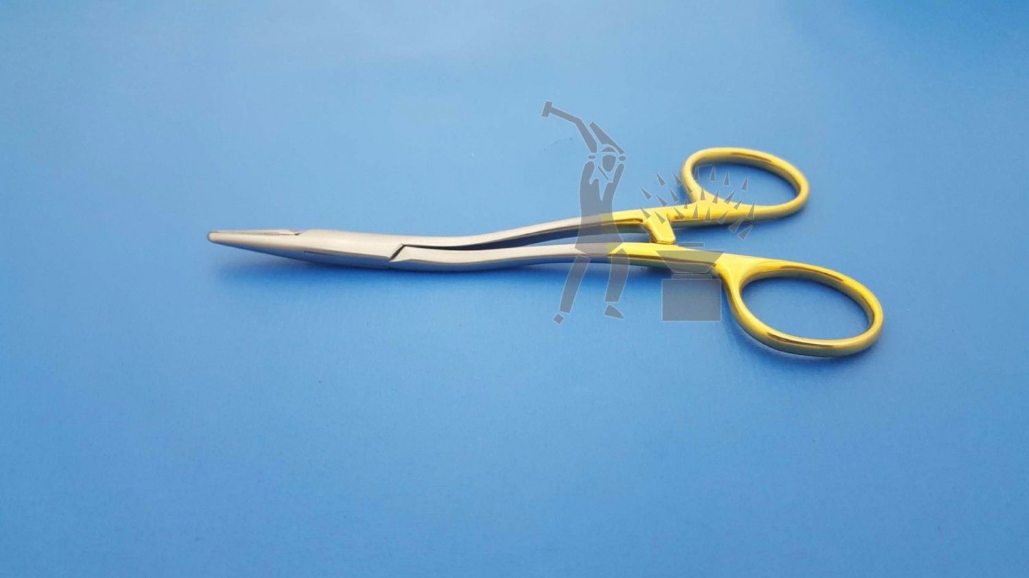 Needle Holder Angled Shaft Tungsten Carbide 13 cm Surgical Medical ...