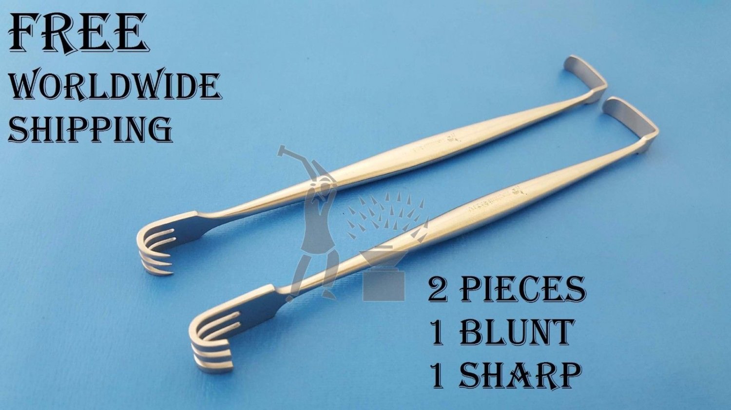 Senn Miller Cats Paw Retractors Blunt & Sharp Oral Micro Surgical ...