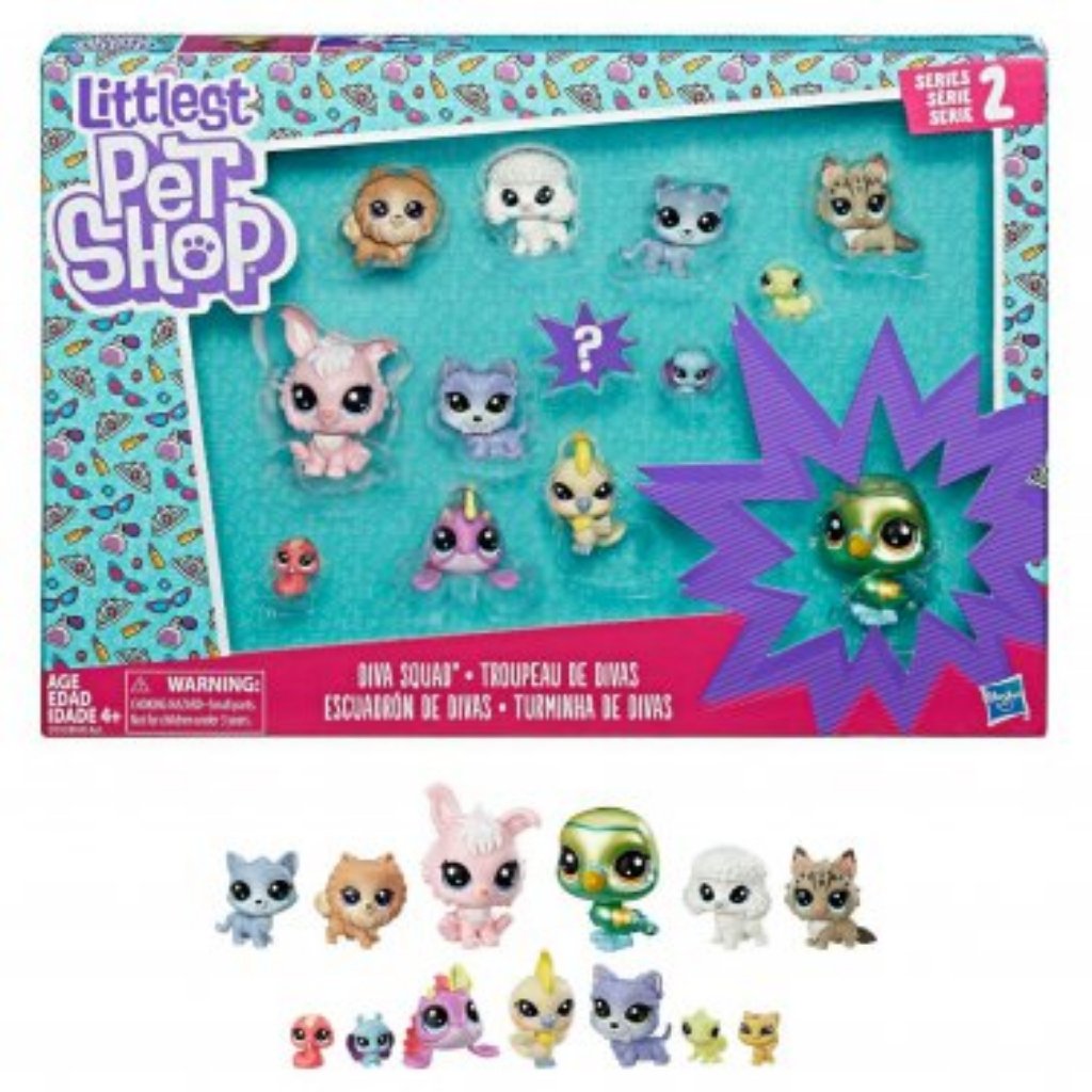 Littlest Pet Shop Series 2 The Diva Squad Collection Set (Pack of 13 ...