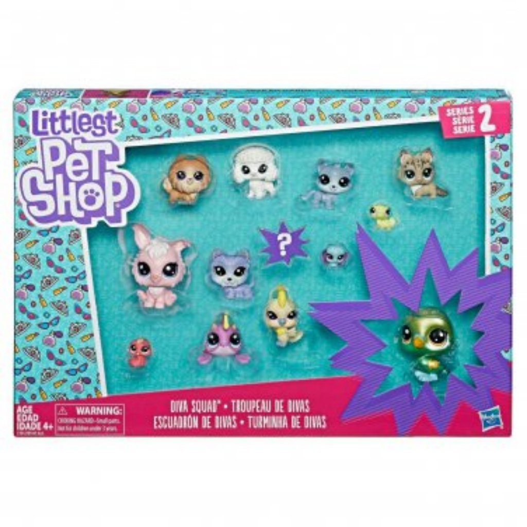 Littlest Pet Shop Series 2 The Diva Squad Collection Set (Pack of 13 ...
