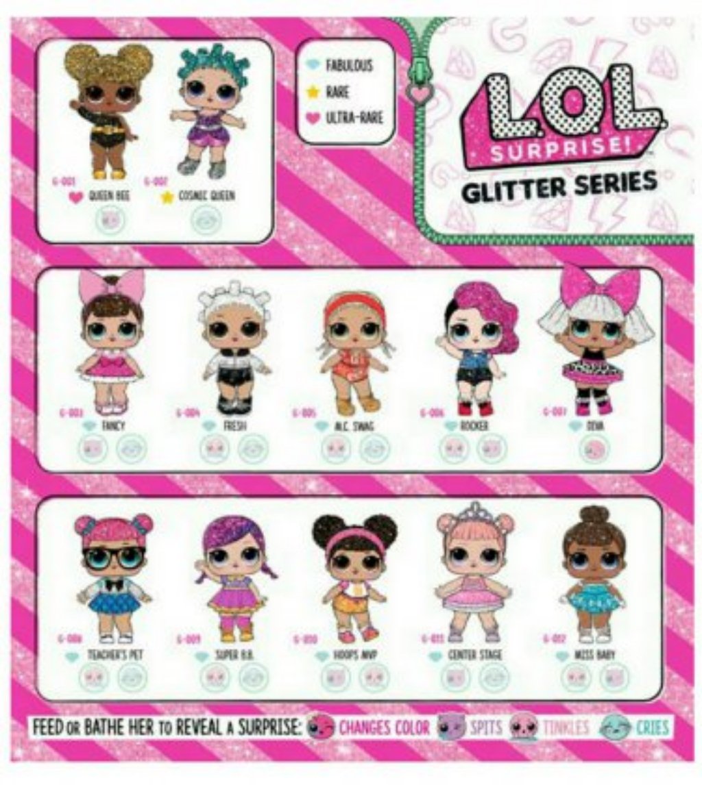LOL Surprise 7 Layers Glitter Series 1 Doll Mystery Blind Ball #551577 ...