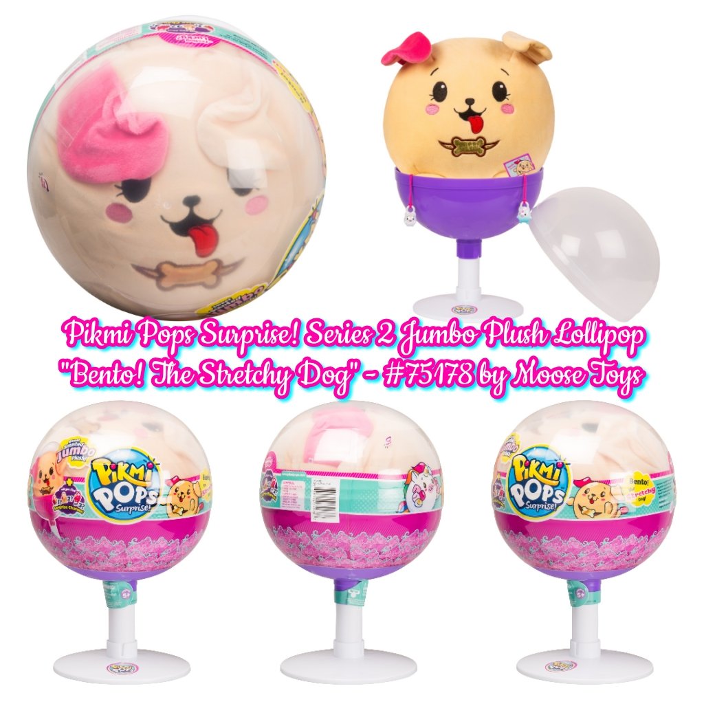 Set of 2 Pikmi Pops Surprise! Series 2 Jumbo Plush in Lollipop by Moose ...