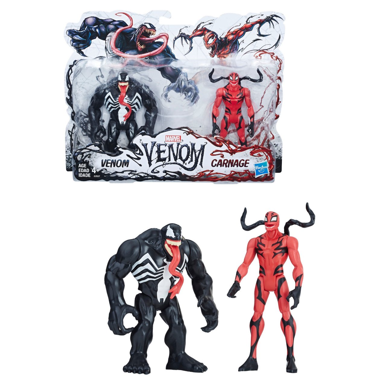 Marvel Venom: Venom & Carnage Action Figure 2-Pack by Hasbro #E2937