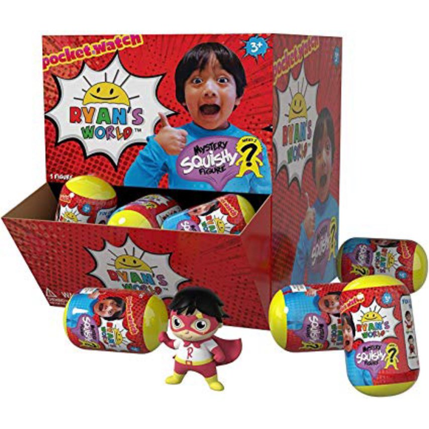 Pocket Watch Ryan’s World Series 1 Mystery Squishy Figures Capsules by ...