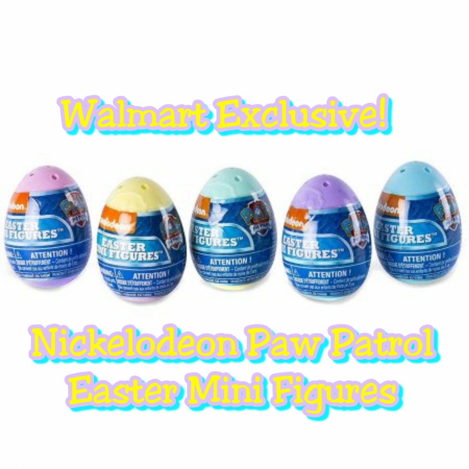 Walmart Nickelodeon Paw Patrol Easter Mini Figures Surprise Mystery ...