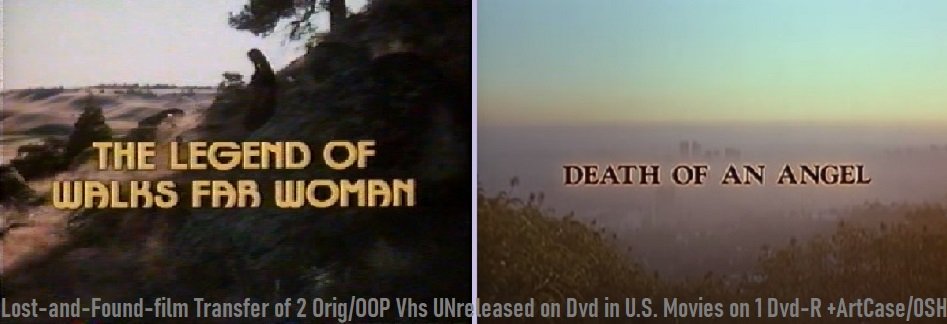 Nick Mancuso 80s duo~The Legend of Walks Far Woman,Welch & Death of an ...