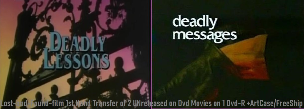 80s Tv Movie Deadly duo~" Lessons,Ally Sheedy & " Messages,Kathleen ...