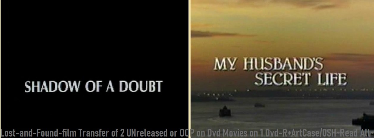 Henry Beckman 90s Tv Movie duo~Shadow of a Doubt,Balk & My Husband's ...
