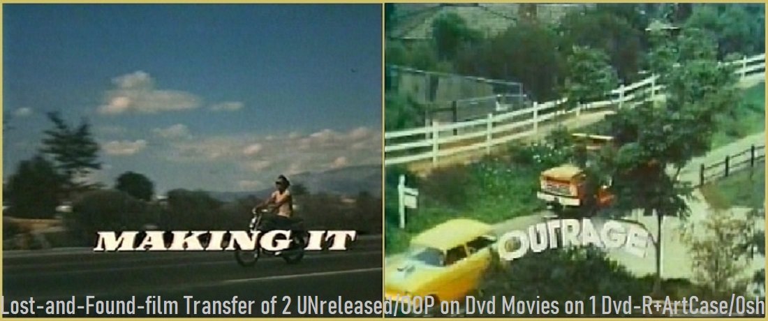 Marlyn Mason 70s Movie Duo~making Itkristoffer Taborinudity And Outragerobert Culp~2on 1 Dvd R~0sh