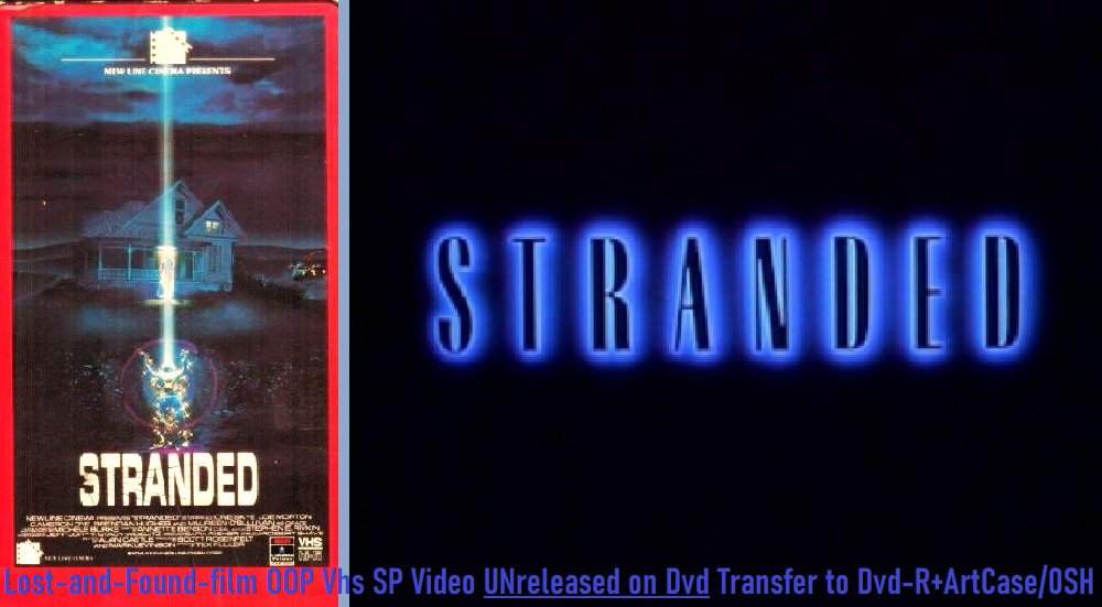 Stranded~1987 Alien Movie~Dvd R+ArtCase~Ione Skye,Maureen O'Sullivan,Flea,Joe Morton,Cameron Dye~0SH