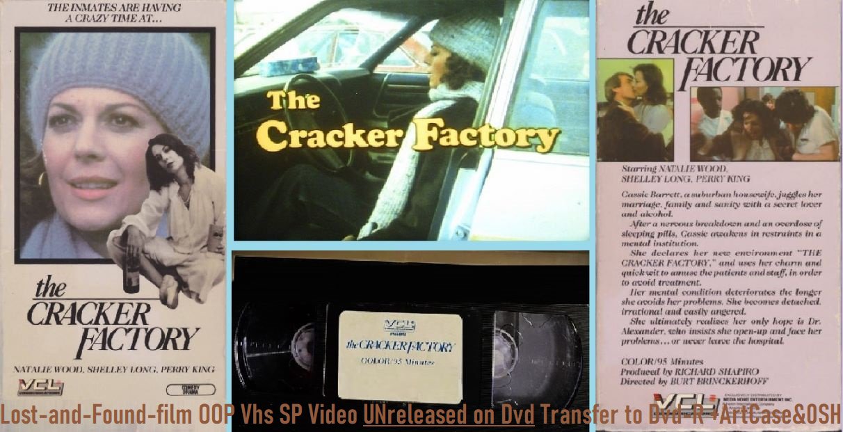 The Cracker Factory~1979 Tv Movie~Dvd -R+ArtCase/0SH~Natalie Wood,Perry ...