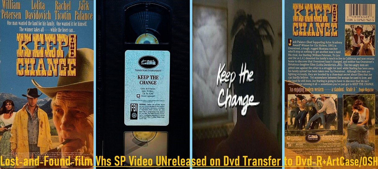 Keep the Change~1992 Tv Movie~Dvd R+ArtCase/0SH~Jack Palance,William ...