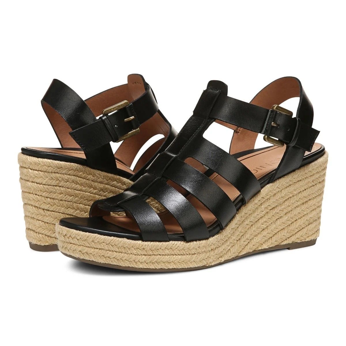 Vionic Jaylah Wedge Sandal, Black
