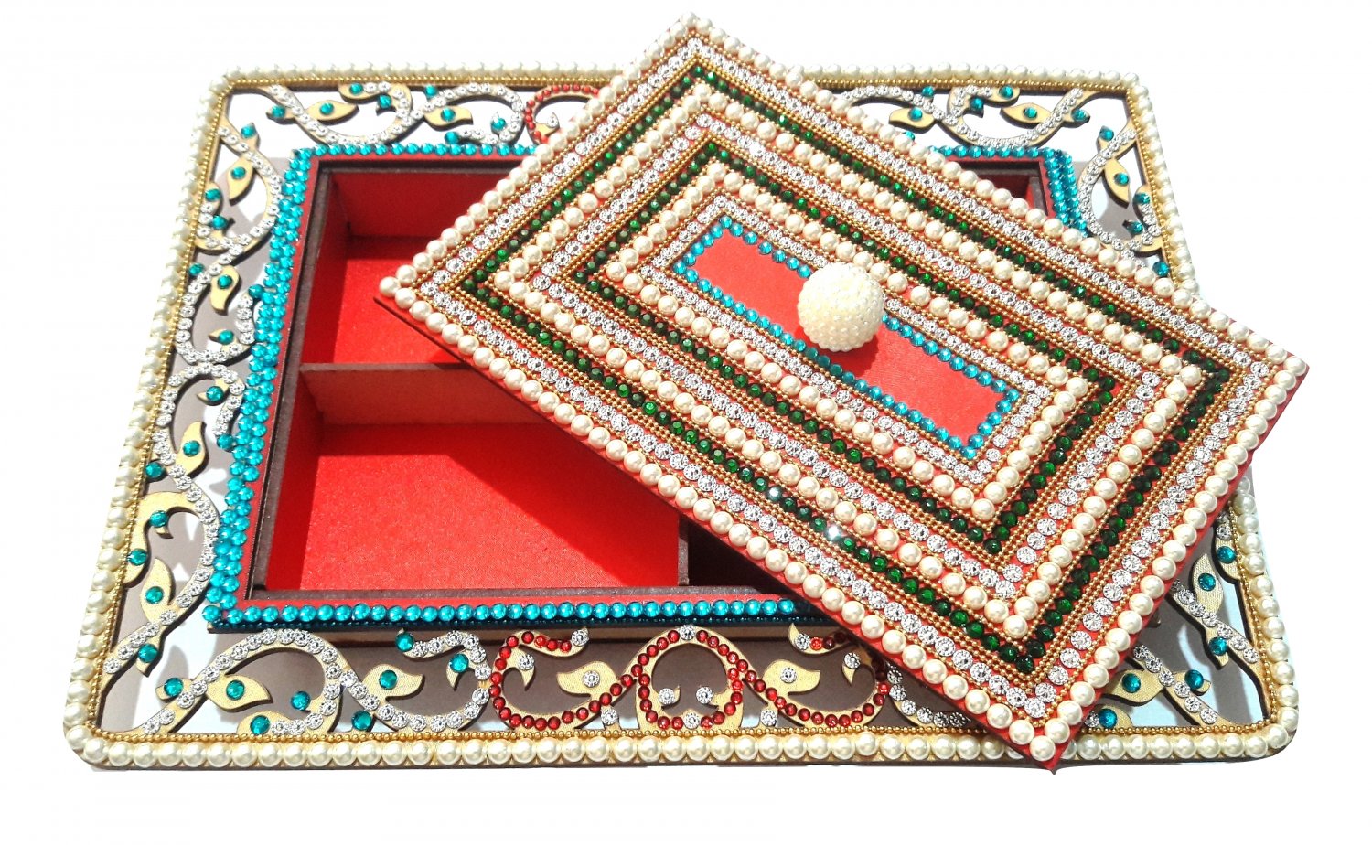 Handcrafted Supari Box/ Mouth Freshener Box for Gift and Home Décor