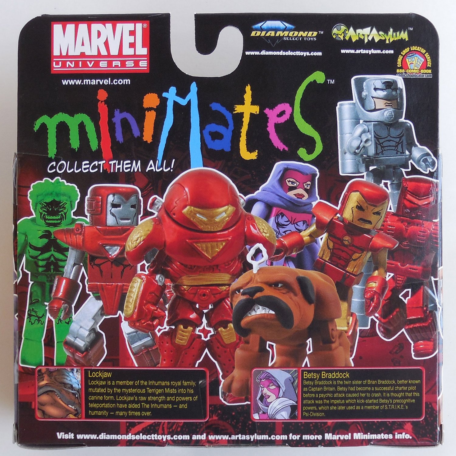 Marvel Universe Minimates Exclusives Lockjaw & Betsy Braddock TRU ...