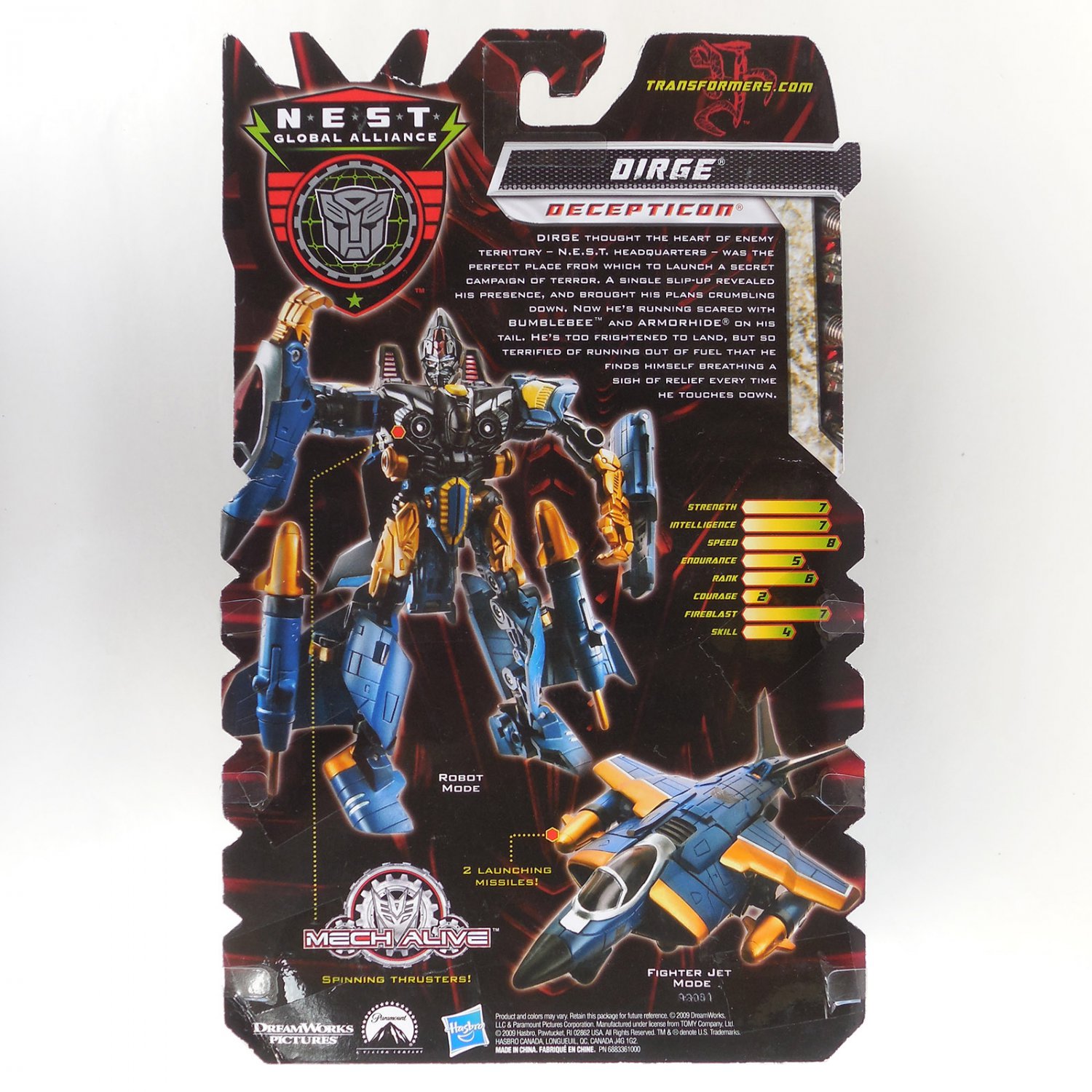 Transformers Revenge of the Fallen Deluxe Dirge Action Figure