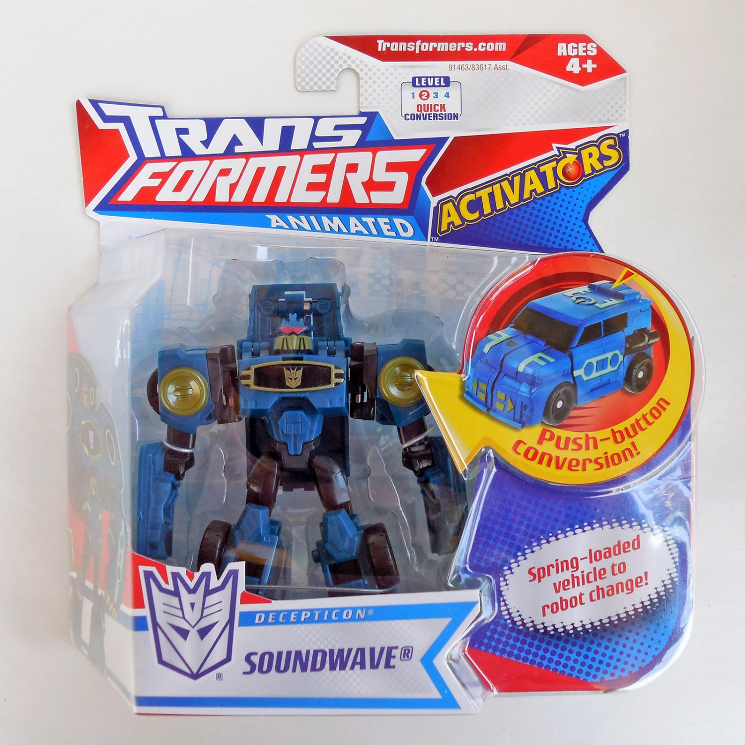 Transformers Animated Activators Decepticon Soundwave