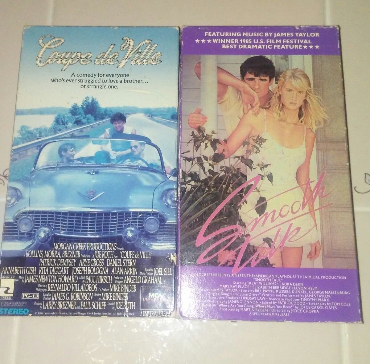 2 Rare VHS Tapes! Smooth Talk Coupe De Ville