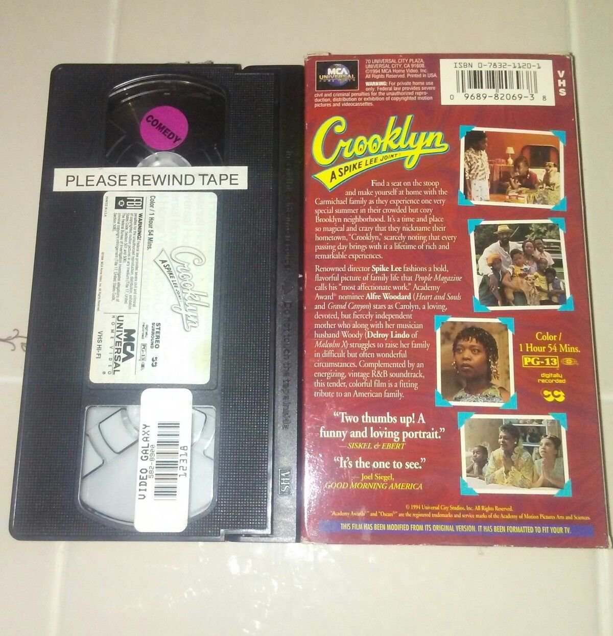 Spike Lee's "Crooklyn" VHS in excellent condition!!