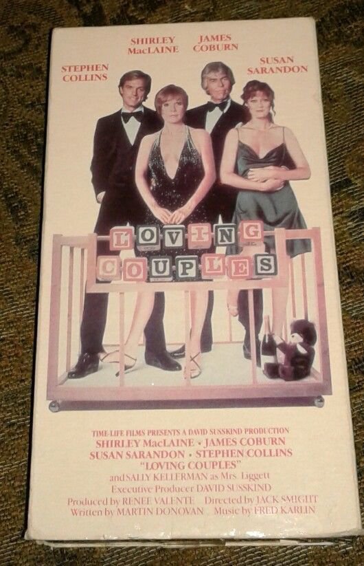 VHS Loving Couples VESTRON Shirley MacLaine James Coburn Sarandon