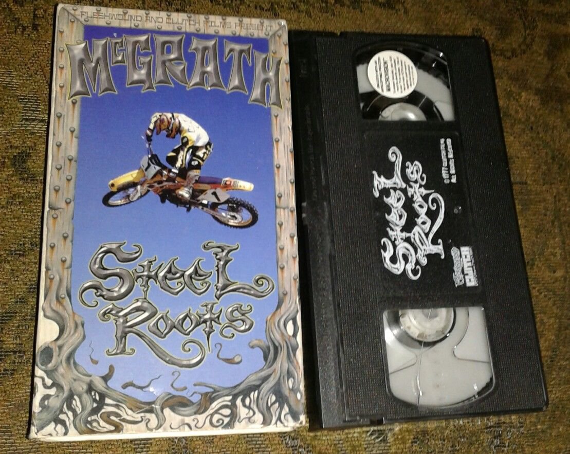 Jeremy McGrath Steel Roots on VHS tape. Looks Like New!