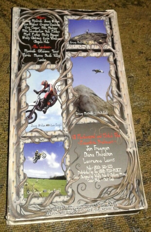 Jeremy McGrath Steel Roots on VHS tape. Looks Like New!