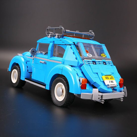 King 21003 60s VW Beetle (10252) 1193 Pcs Technician Building Block Set