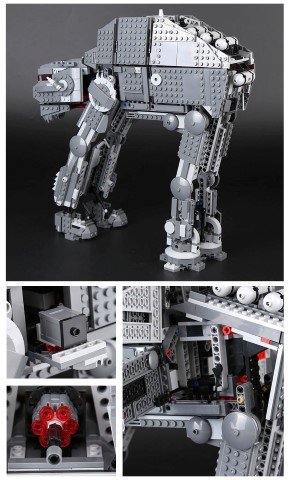 King 05130 First Order Heavy Assault Walker (75189) 1585 pcs Building ...