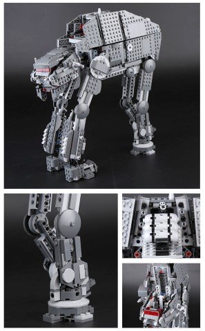 King 05130 First Order Heavy Assault Walker (75189) 1585 pcs Building ...