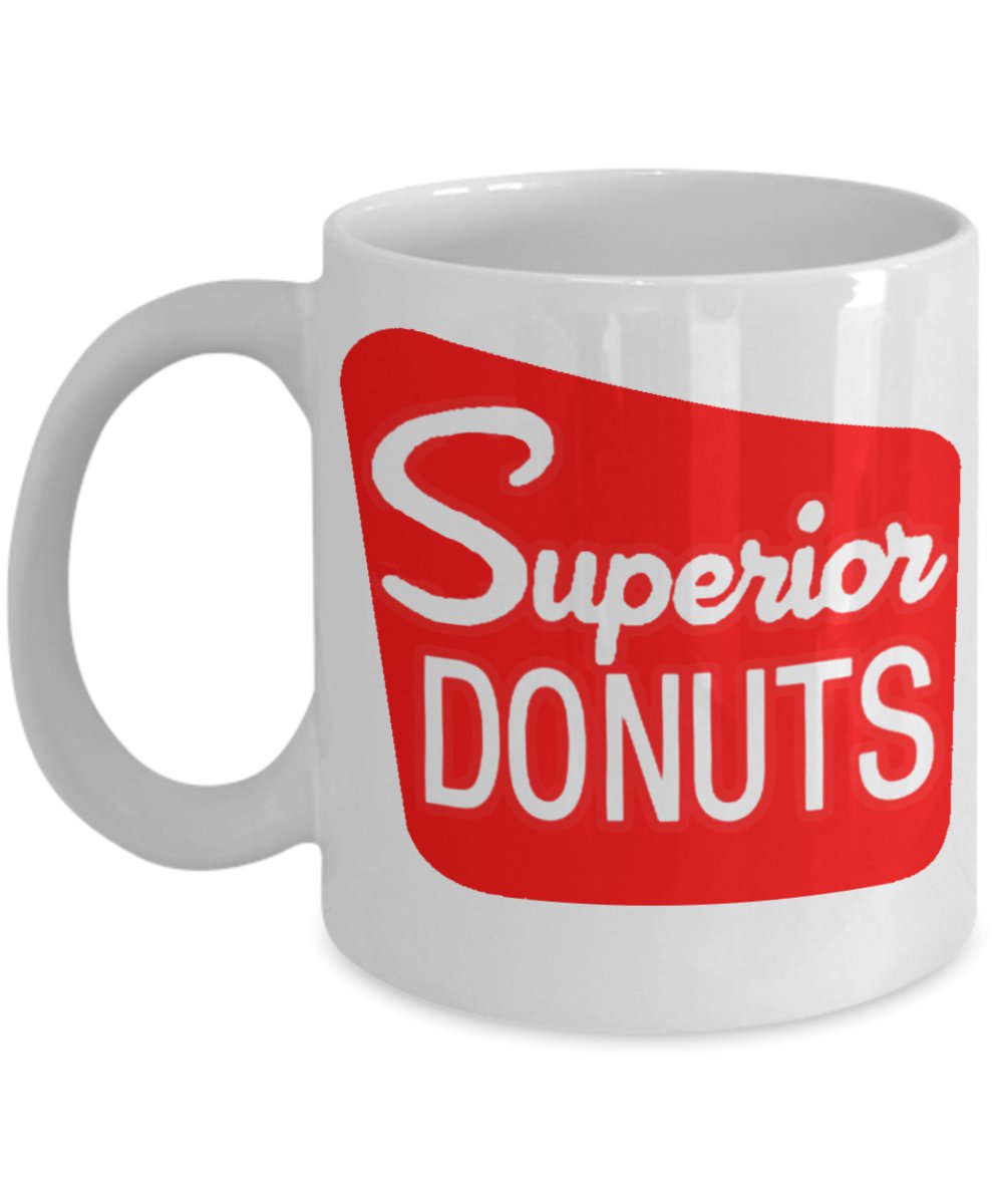 Superior Donuts Coffee Shop Inspired White Coffee Mug TV Comedy Series